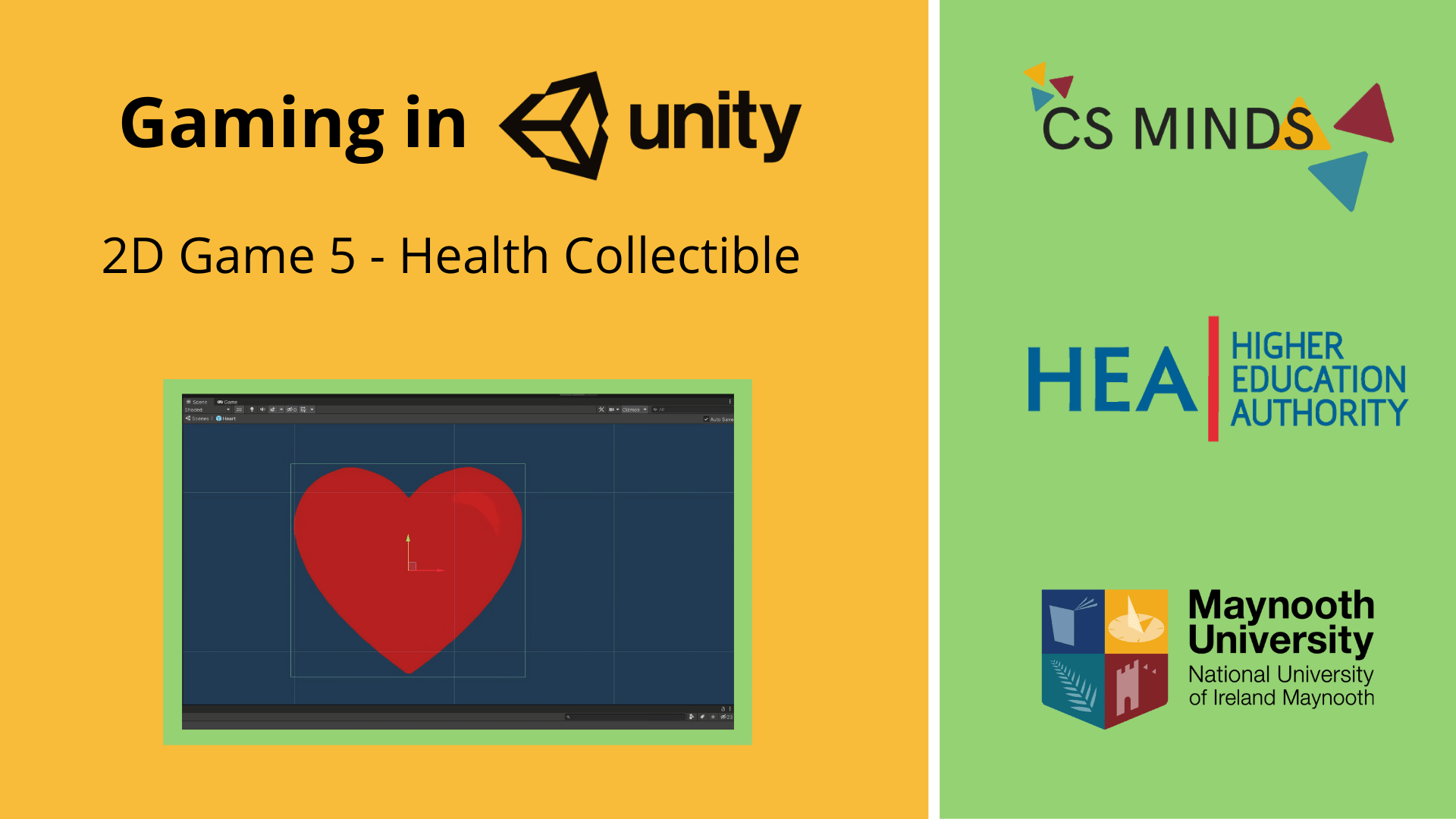 Unity 2D Game 5 Health Collectible